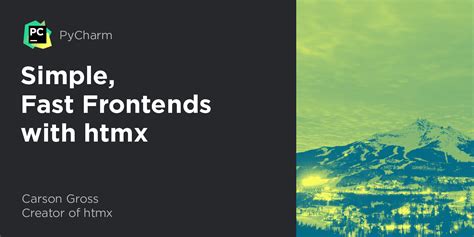 webinar simple fast frontends with htmx with carson gross the