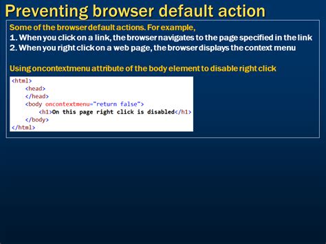 Sql Server Net And C Video Tutorial Preventing Browser Default Action