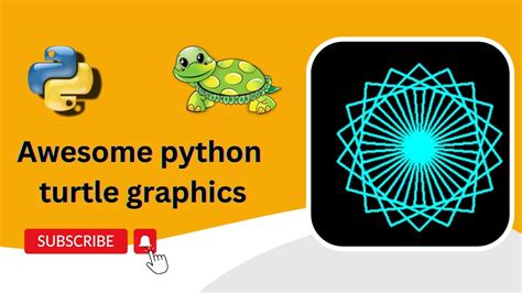 Python Turtle Graphics Tutorial Flower Design Turtle Graphics Youtube