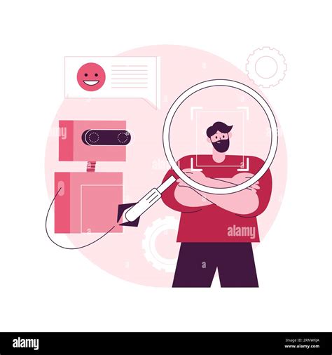 Affective Computing Abstract Concept Vector Illustration Recognize User Emotional State Human