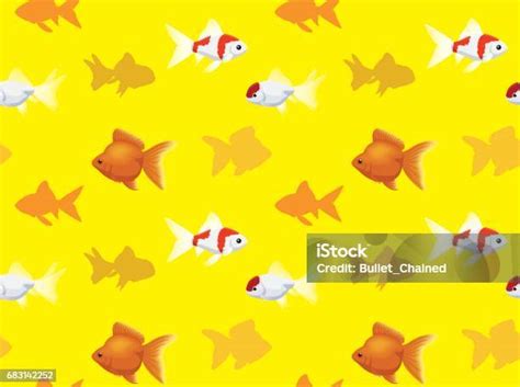 ikan emas set wallpaper ilustrasi stok unduh gambar sekarang air