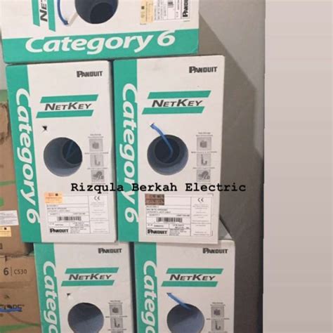Promo Kabel Data Utp Panduit Cat 6 Netkey Nuc6c04bu C Panduit Cat6 Diskon 23 Di Seller