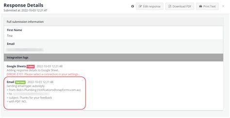 Auto Reply Emails Snapforms Resources And Faqs