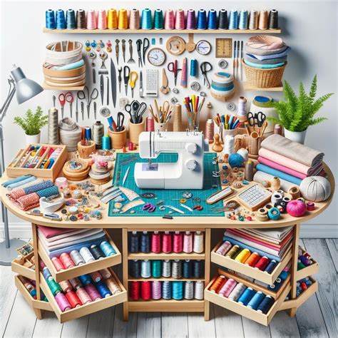 Sewing Station Setup Decluttering Solutions