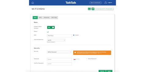 Talktalk Router Login 192 168 1 1