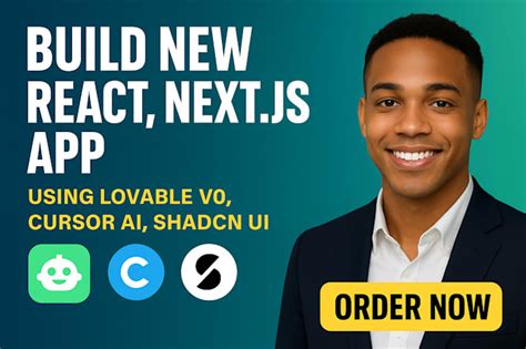 Erstellen Sie Bolt New React Die Nächste Js App Mit Lovable V0 Cursor Ai Shadcn Ui Supabase