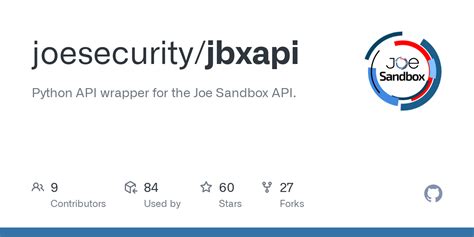 GitHub Joesecurity Jbxapi Python API Wrapper For The Joe Sandbox API