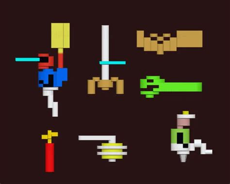 Atari Herohelicopter Emergency Rescue Operation 3d Printed Retro