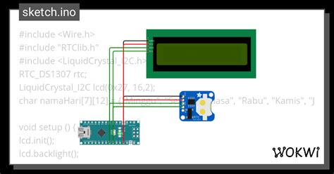 Tugas Rtc Copy Wokwi Esp32 Stm32 Arduino Simulator