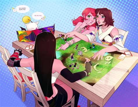 Skirtzzz Cloud Strife Moogle Oerba Dia Vanille Oerba Yun Fang Tidus Tifa Lockhart Yuna