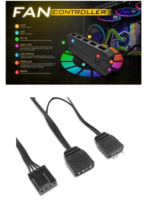 So I Bought These Argb Fans And They Connect To This Hub If I Werent To Have A Mobo With Argb