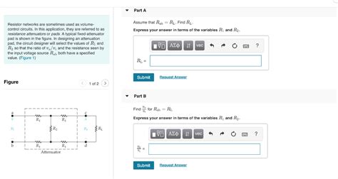 Solved Part A Assume That Rab RL Find RL Express Your Chegg Com