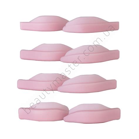 Валики для ламинирования ресниц розовые набор, 4 пары | Beauty Master