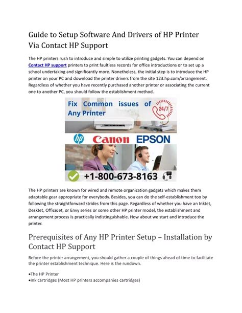 PPT Guide To Setup Software And Drivers Of HP Printer Via Contact HP Support PowerPoint