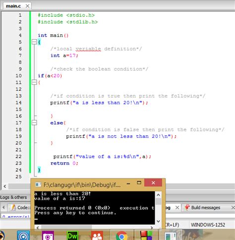 C Programming If Else If Else Statements Code For Java C