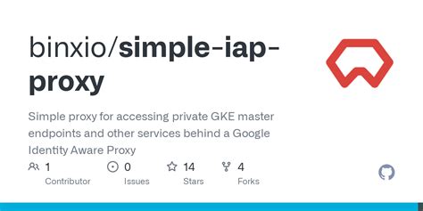 Github Binxiosimple Iap Proxy Simple Proxy For Accessing Private