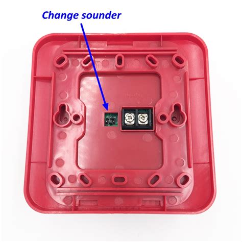 Security Dc24v Fire Alarm Siren With Led Strobe Sp Grandado