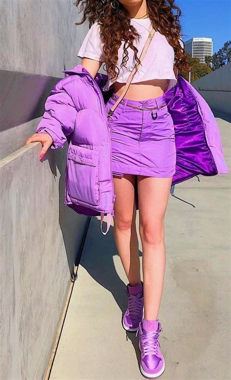 Pin By Kris On Aesthetic Colors♡ Purple Fashion Purple Outfits