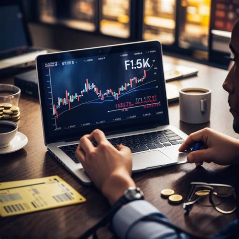 premium photo a laptop showing a graph on the screen