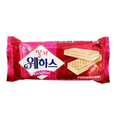 해태 딸기 웨하스 50g 티몬