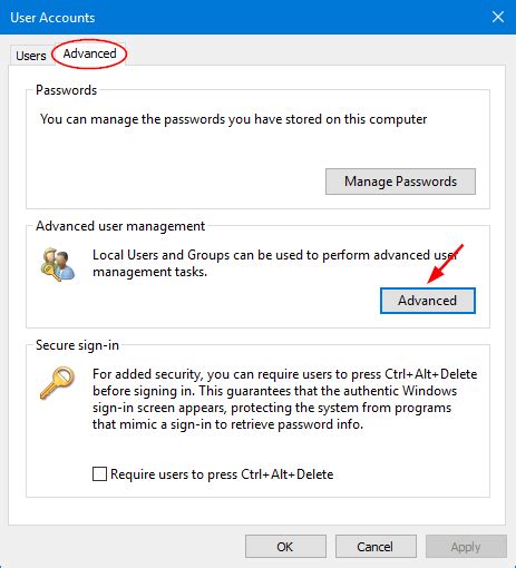 Open Local Users And Groups Mmc Snap In In Windows 10 Password Recovery