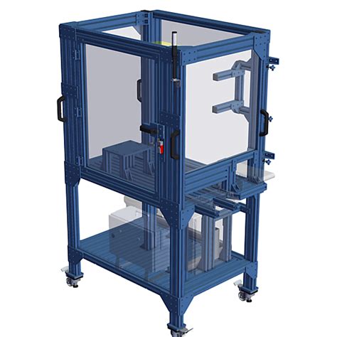 Rev2 2 Robot Linear Slide Pick Place Robot System Conveyor Outfeed
