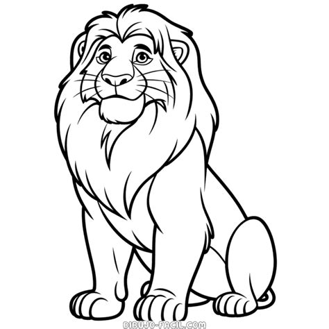 Dibujos Fáciles Del Rey León Dibujo Facil