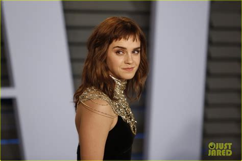 Emma Watson Reacts To Typo On Her Fake Tattoo At Oscars Party Photo 4046200 2018 Oscars