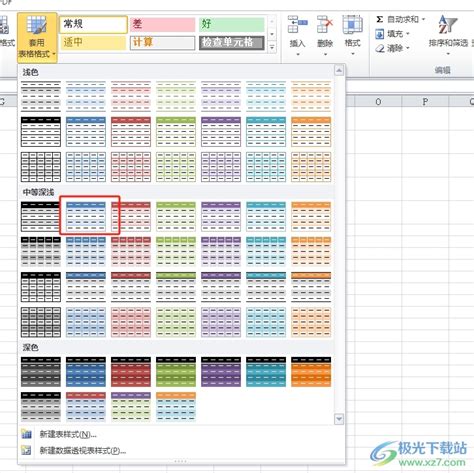Excel表格如何统一单元格样式？ Excel表格统一单元格样式的方法 极光下载站