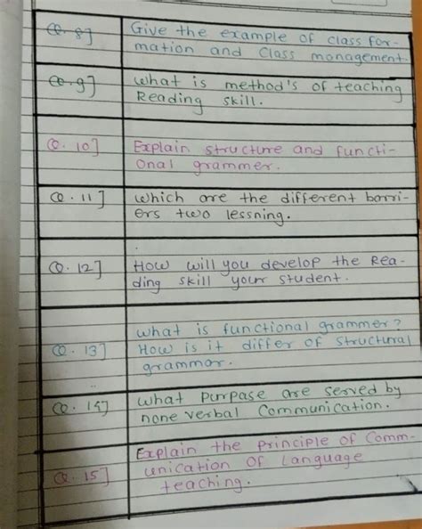 Q8 Give The Example Of Class Formation And Class Management Q9 What