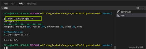 Vue3项目 基于 Husky的代码检查工作流vue3项目 配置husky Csdn博客