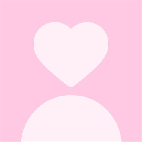 Light Pink Heart Default Pfp Blank Base Blank Pfp Pink Cute Pink