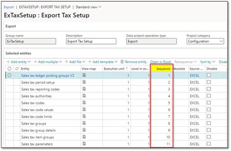Data Management Data Export And Import Process Part Entity Sequence And Template DynFOTech