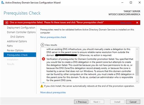 Solved Promote Windows 2016 Server As A Domain Controller Into Windows 2008r2 Ad Issue