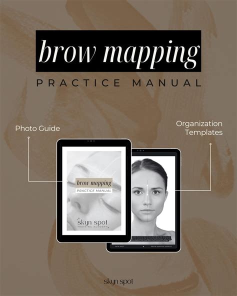 Ultimate Brow Mapping Practice Manual Digital Download Pdf Guide For Perfect Eyebrows Every