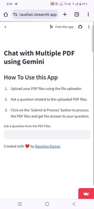 Raushan Kumar On Linkedin Ai Genai Langchain Gemini Streamlit