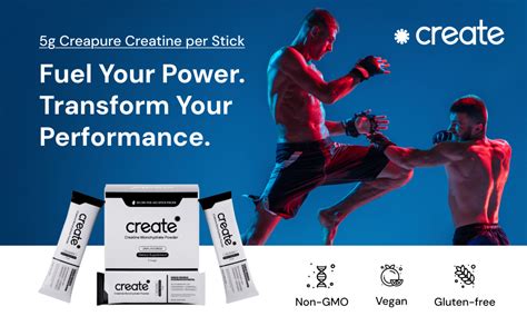 Create Single Serve Creatine Monohydrate Powder 5g