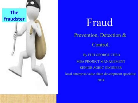 Presentation On Fraud Prevention Detection And Control Ppt