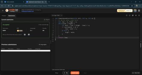 Suraj Kumar Singh On Linkedin Day15 Codingninjas Ninjaslayground