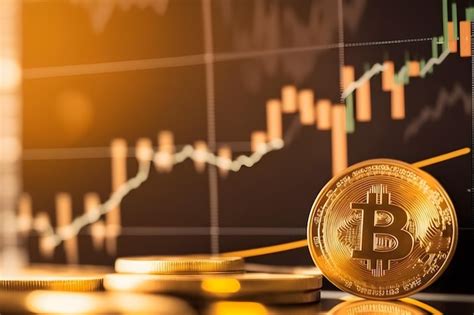 Premium Ai Image Bitcoin Stock Growth Chart Shows A Strong Increase In The Price Of Bitcoin
