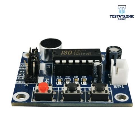 Isd1820 Módulo Grabador De Voz Para Grabar Y Reproducir Tostatronic