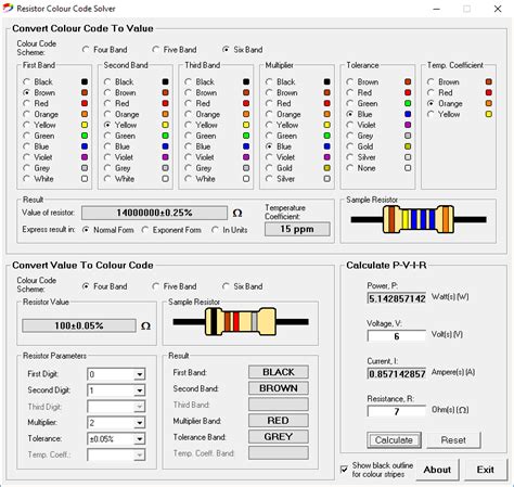11 Best Free Resistor Color Code Calculator For Windows