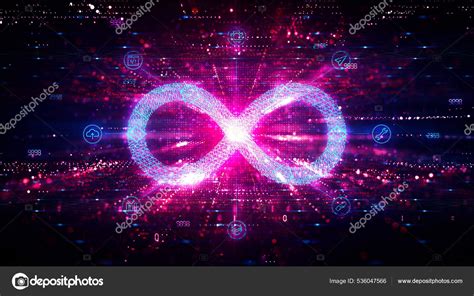 devops concept infinite loop abstract technology background devops
