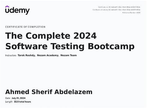 Completed Softwaretesting Bootcamp 2024 Ahmed Sherif Posted On The Topic Linkedin