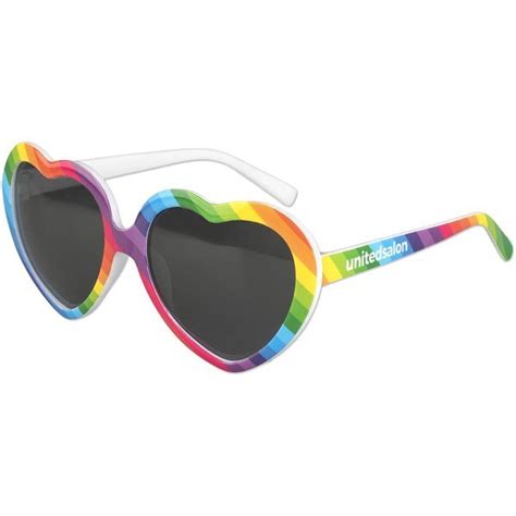 Rainbow Pride Heart Sunglasses Promotions Now