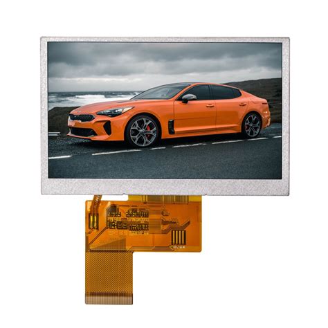 Sunlight Readable Display Module 5 Inch Tft Lcd Display 800x480 Rgb 40 Pin 5 Capacitive Touch