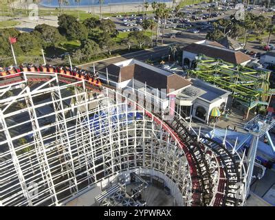 Aerial View Of Belmont Park An Amusement Park Built In 1925 On The