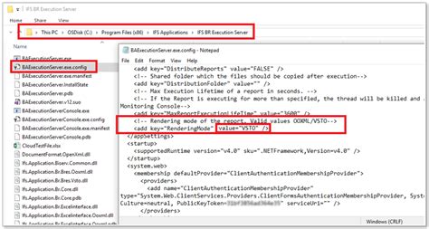 Configuration Of Br Execution Server For Office Openxml Sdk Mode