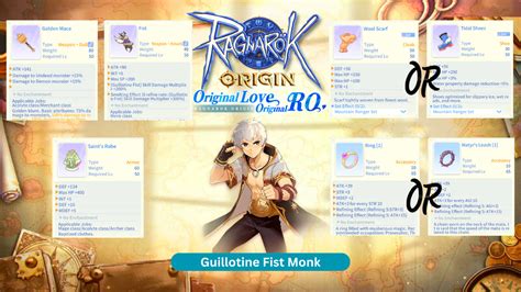 Roo Codex Ragnarok Origin Monk Class