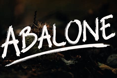 Abalone Font Dafont Com